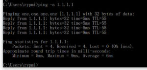 คำสั่ง Ping บอกอะไรเราได้บ้าง - PacketHunter.net